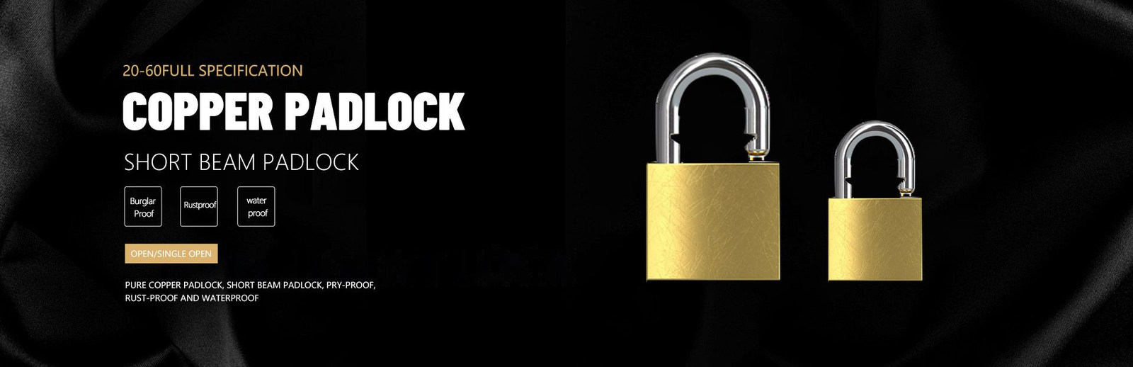 Quality Cast Iron Padlock & Copper Padlock factory from China